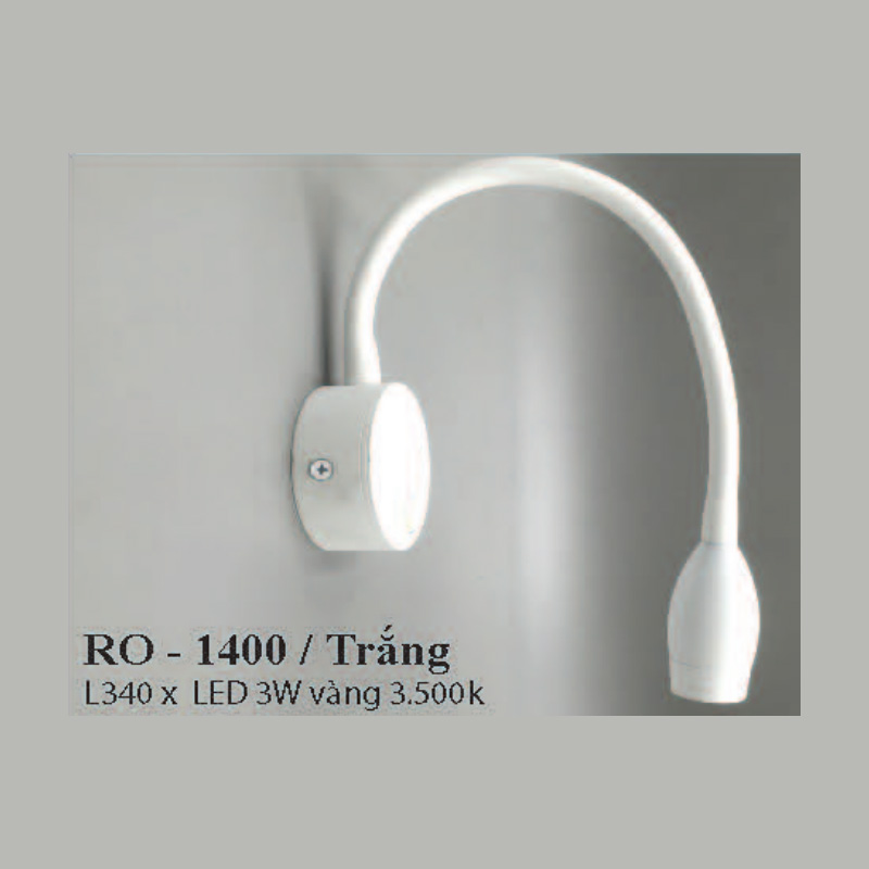 Đèn chiếu điểm gắn tường RO-1400-TRANG - SEN NGUYỄN