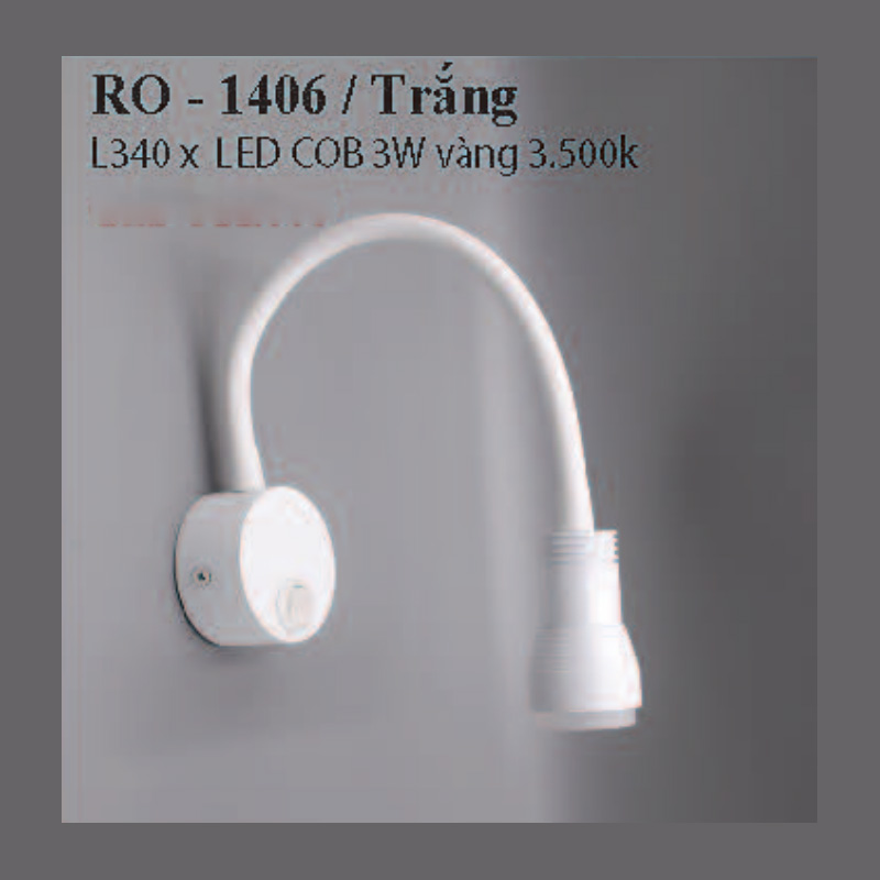 Đèn chiếu điểm gắn tường RO-1406-TRANG - SEN NGUYỄN